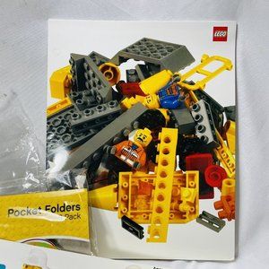 Lego | Office | Lego Pocket Folders 3 Pack 2 Sticker Sheets 3 Hole ...